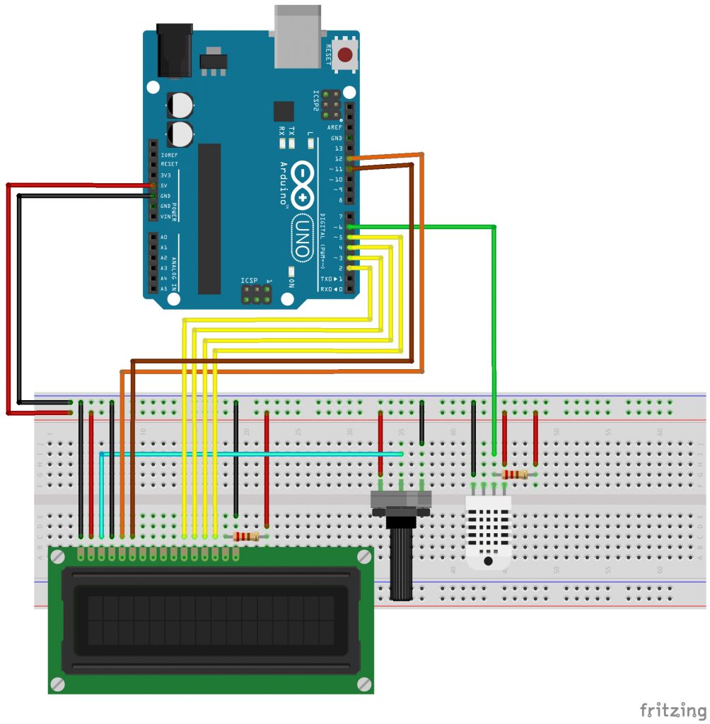 LCD 16x2 1602 DISP G21 - Faranux Electronique
